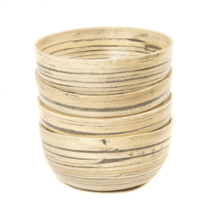 Natural Eco Friendly Bamboo Serving Bowls and Platters